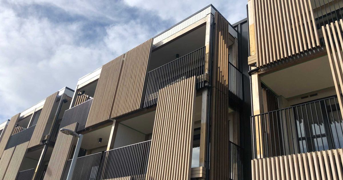 Timber Screening Over Windows - Abodo Wood