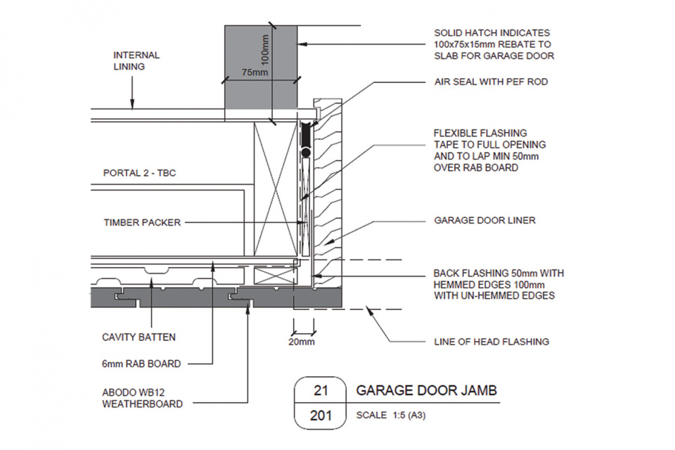 Lightweight Timber Garage Doors - Vulcan Timber - Abodo Wood